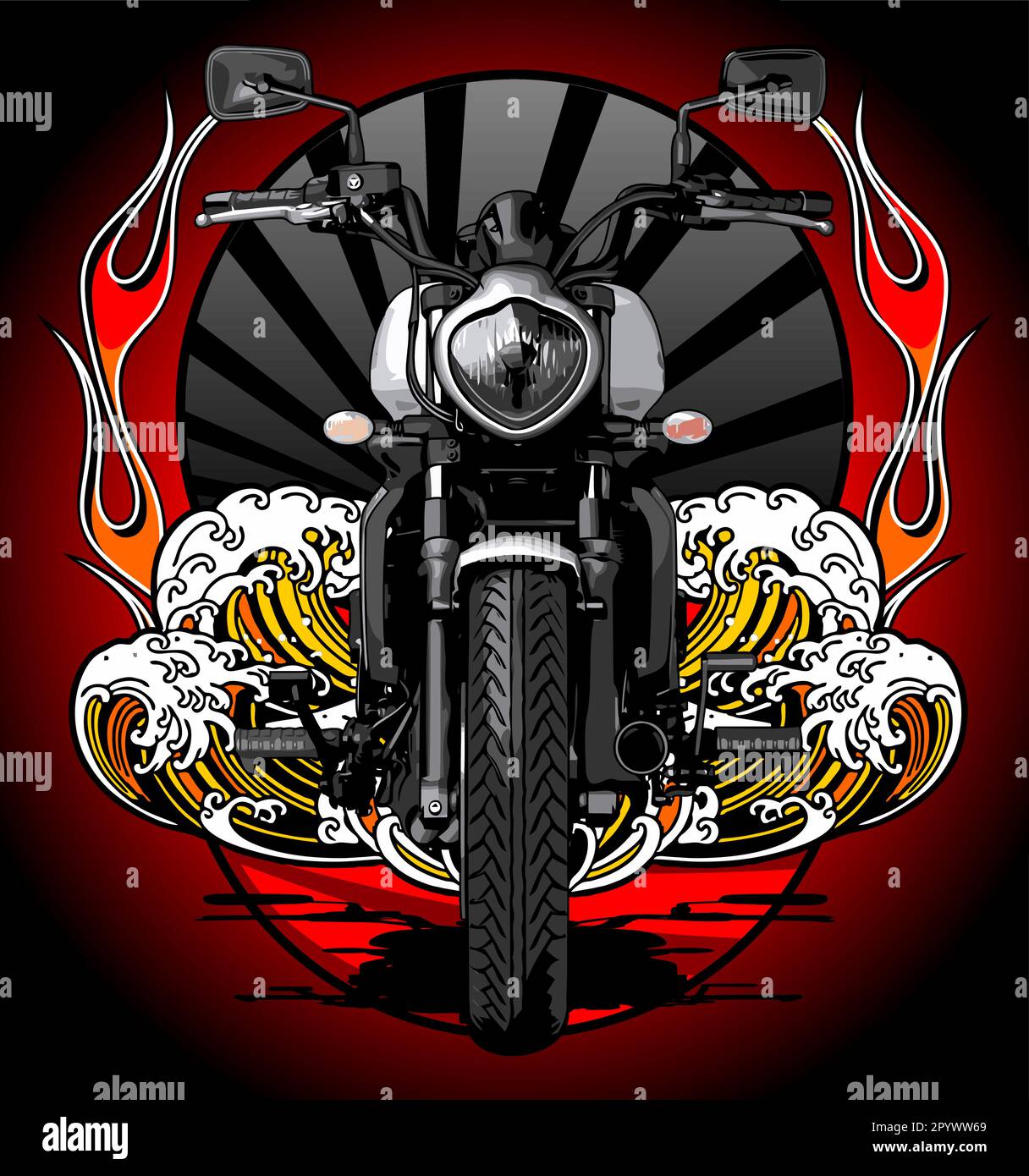 motorcycles vector template Stock Vector Image & Art - Alamy