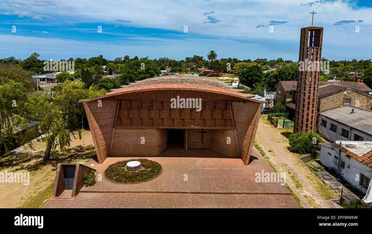 Aerial of the Unesco world heritage site, the work of engineer Eladio ...