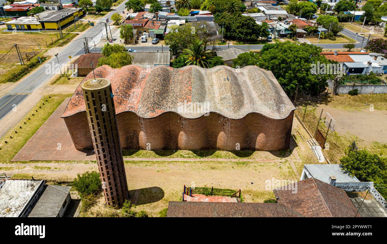 Aerial of the Unesco world heritage site, the work of engineer Eladio ...