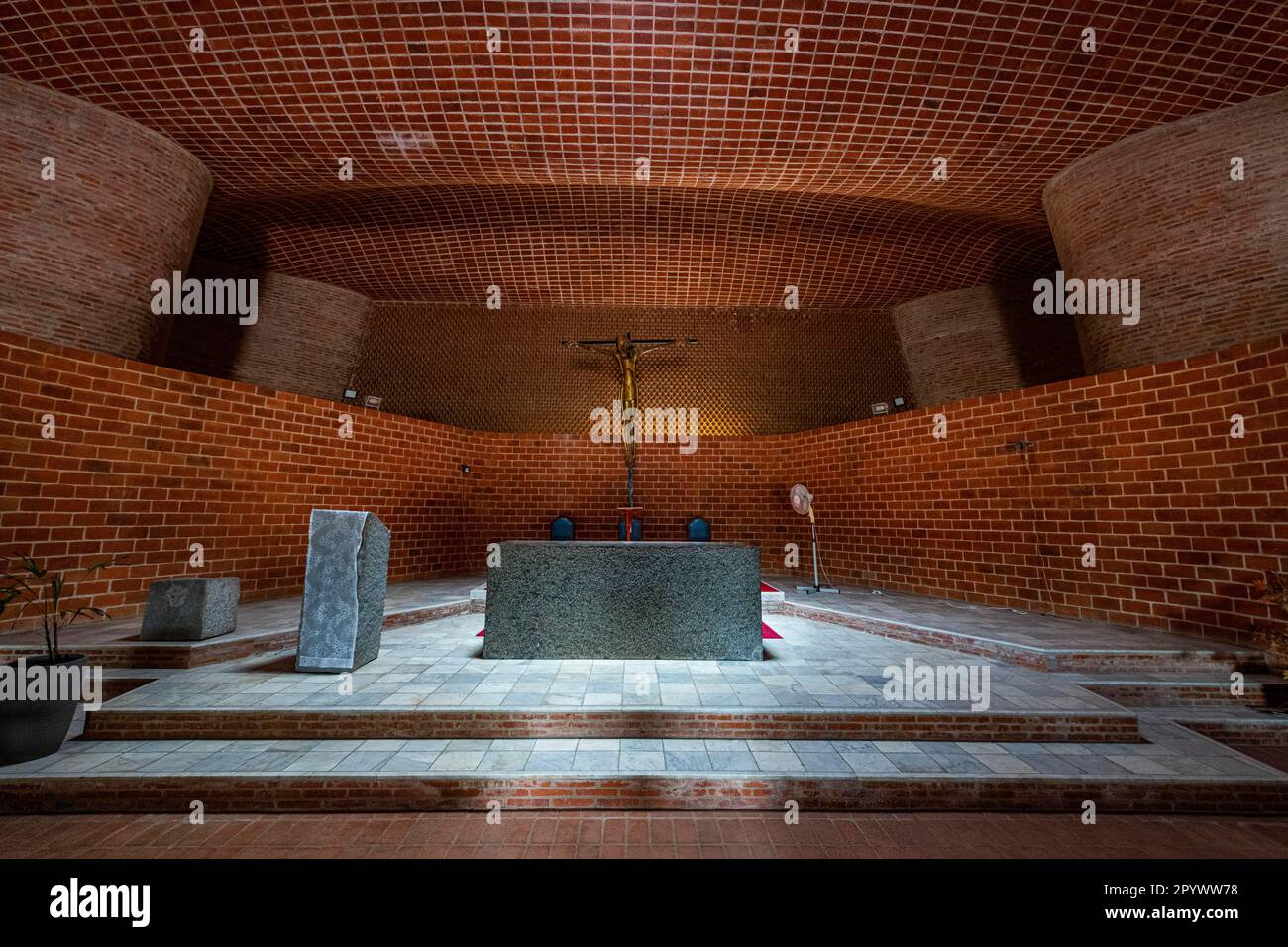 Interior of the Unesco world heritage site, the work of engineer Eladio ...