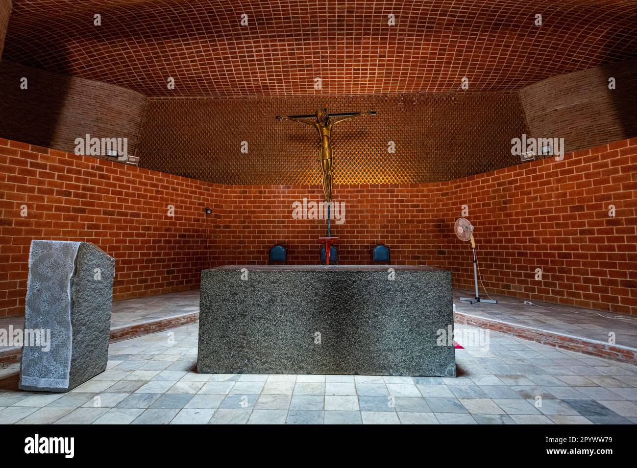 Interior of the Unesco world heritage site, the work of engineer Eladio ...