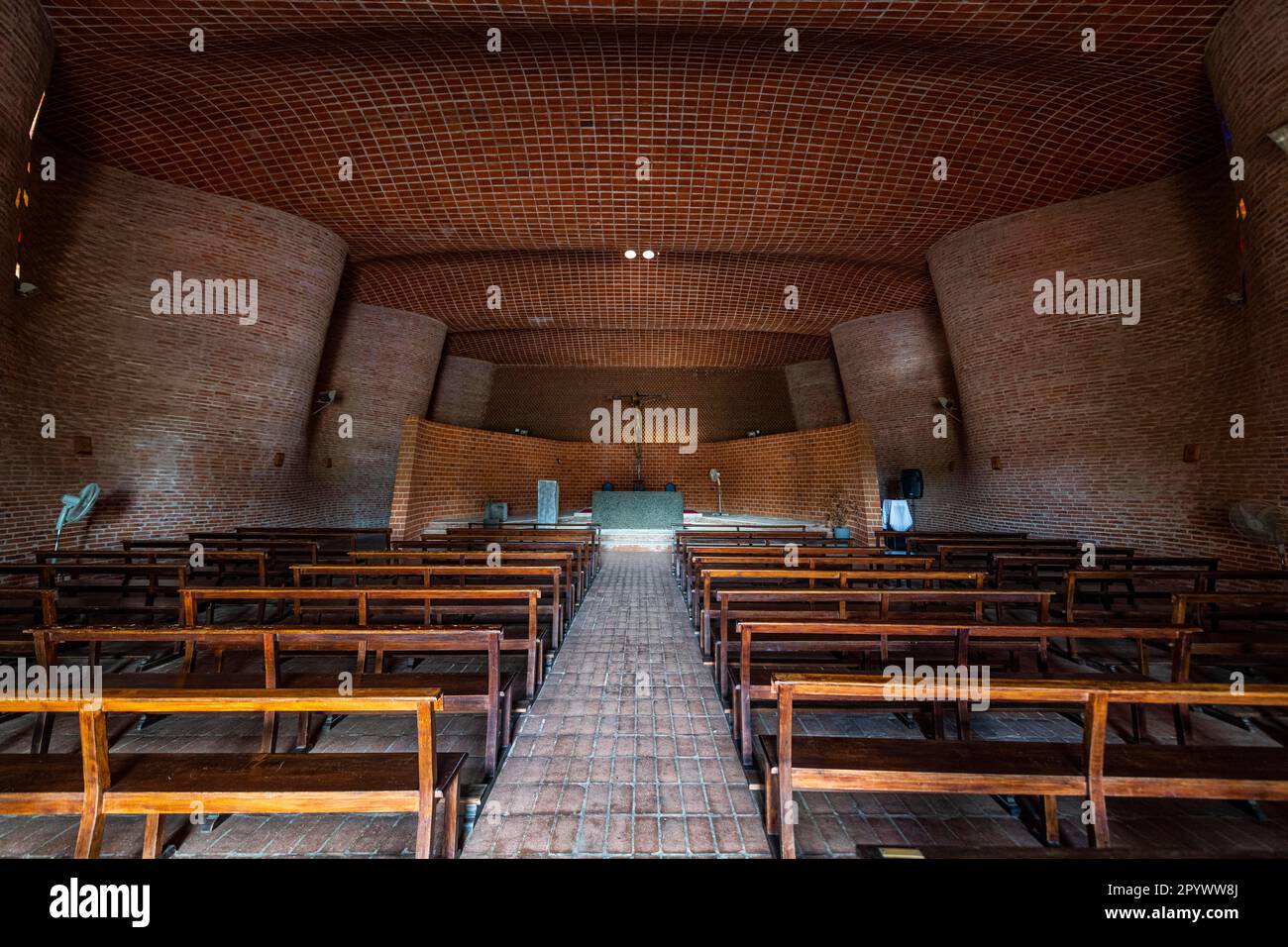 Interior of the Unesco world heritage site, the work of engineer Eladio ...