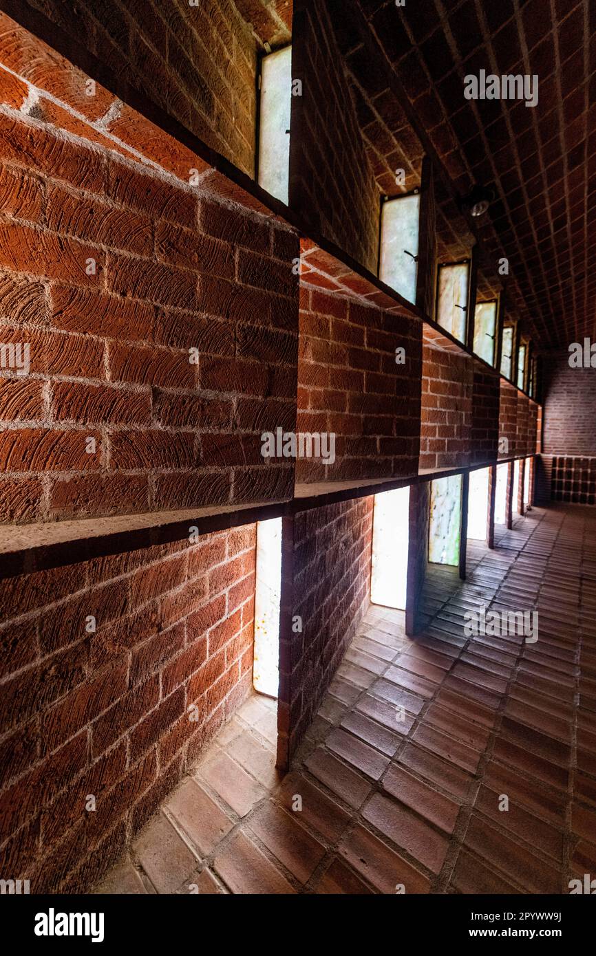 Interior of the Unesco world heritage site, the work of engineer Eladio ...