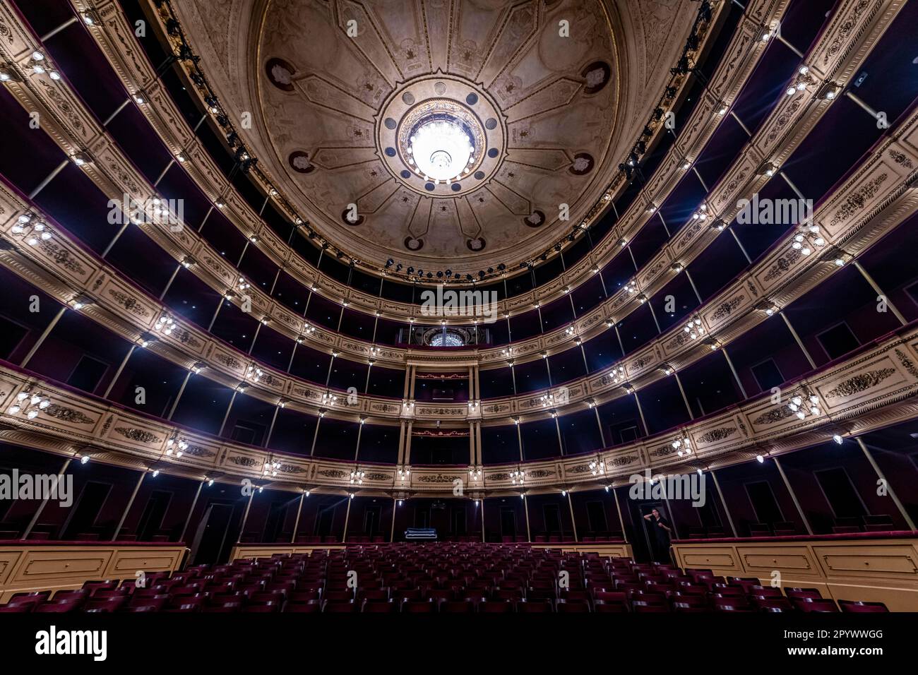Interior of the Solis Theater, Montevideo, Uruguay Stock Photo - Alamy