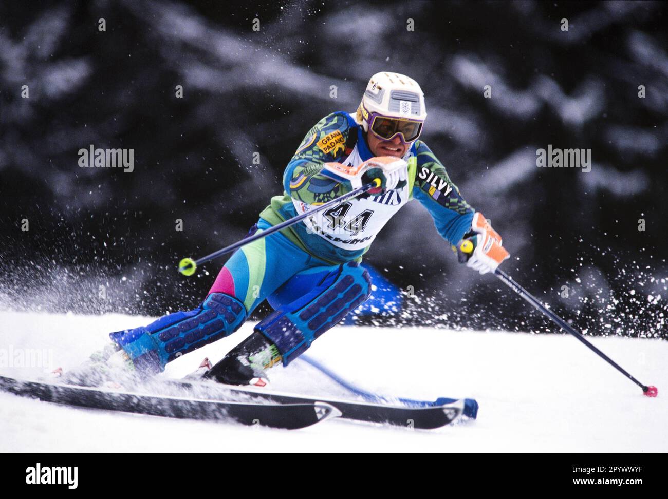 Alpine Skiing World Cup 1991/1992 Kitzbuehel Slalom 13.01.1991 Heinz ...