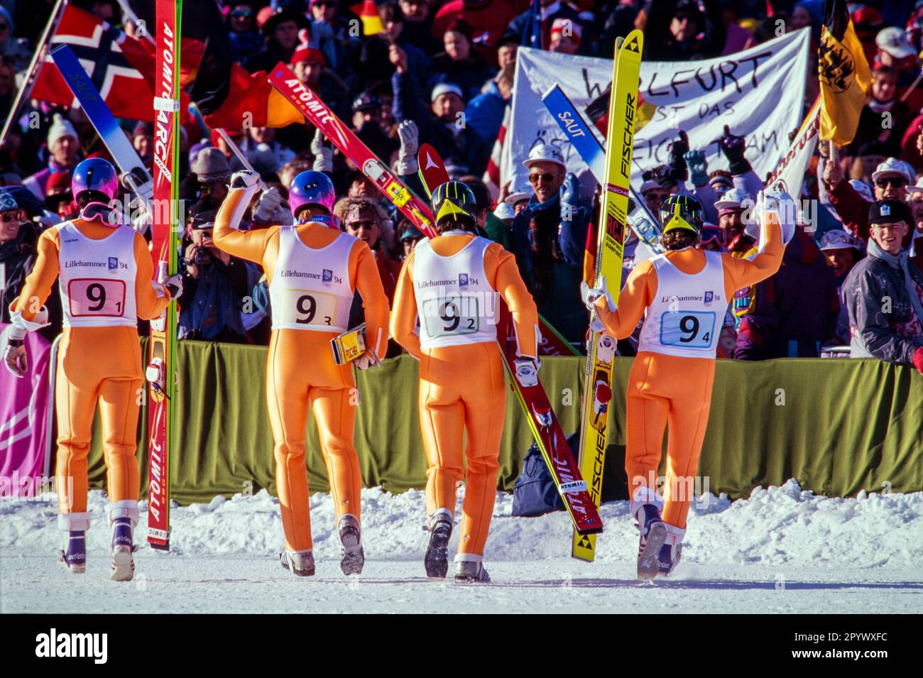 Team austria after team competition hi-res stock photography and images ...