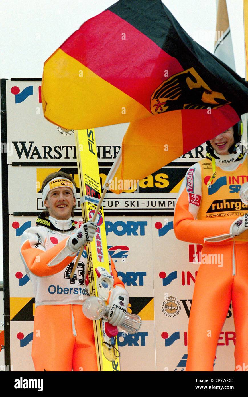 Ski jumping, Four Hills Tournament 1995/1996 in Oberstdorf: Jens ...