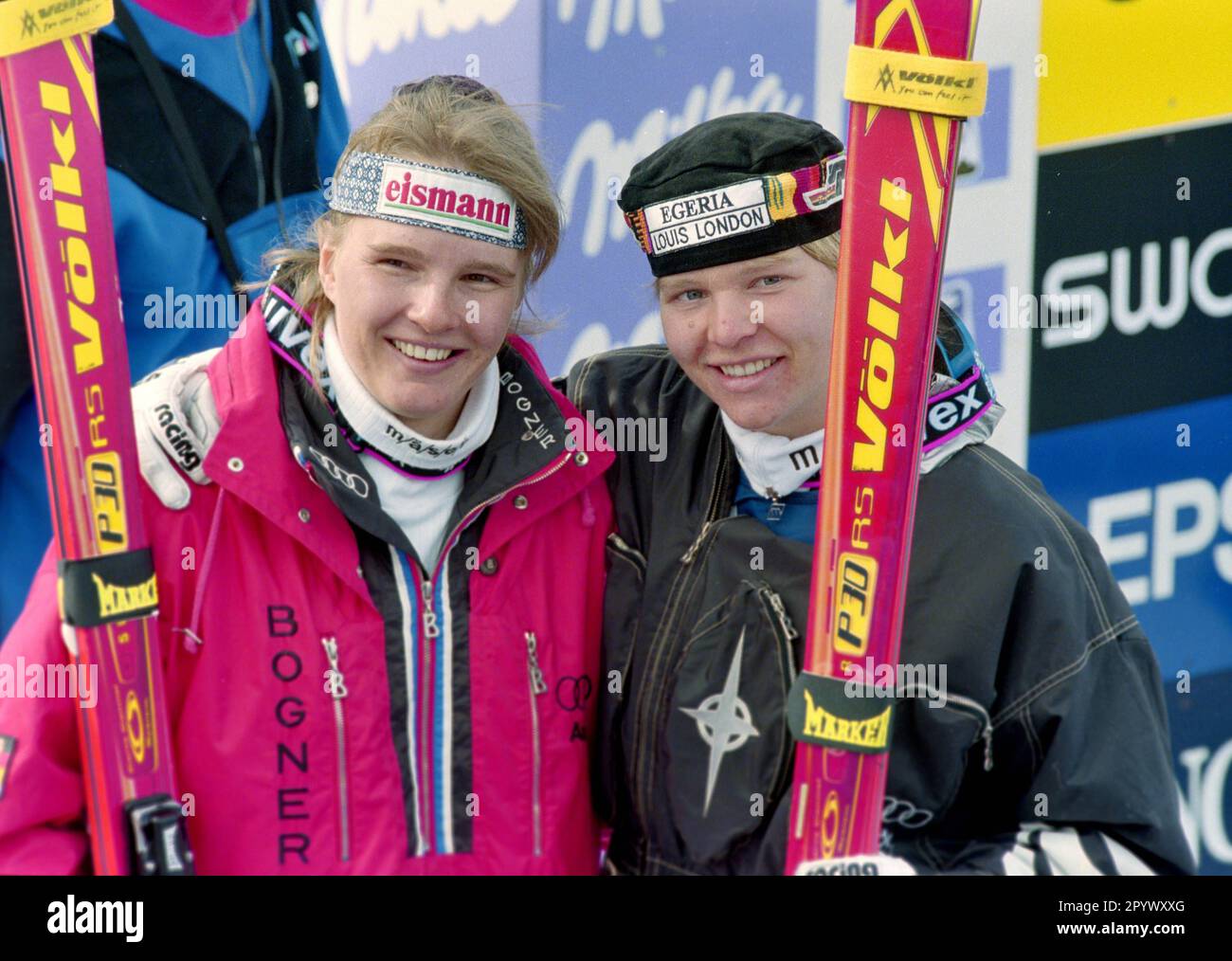 SKI ALPIN SEASON 96/97 World Championships 1997 Sestriere Super G Women ...