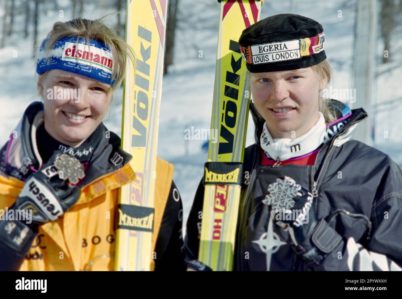 SKI ALPIN SEASON 96/97 WM 1997 Sestriere Combination Women 15.02.1997 ...