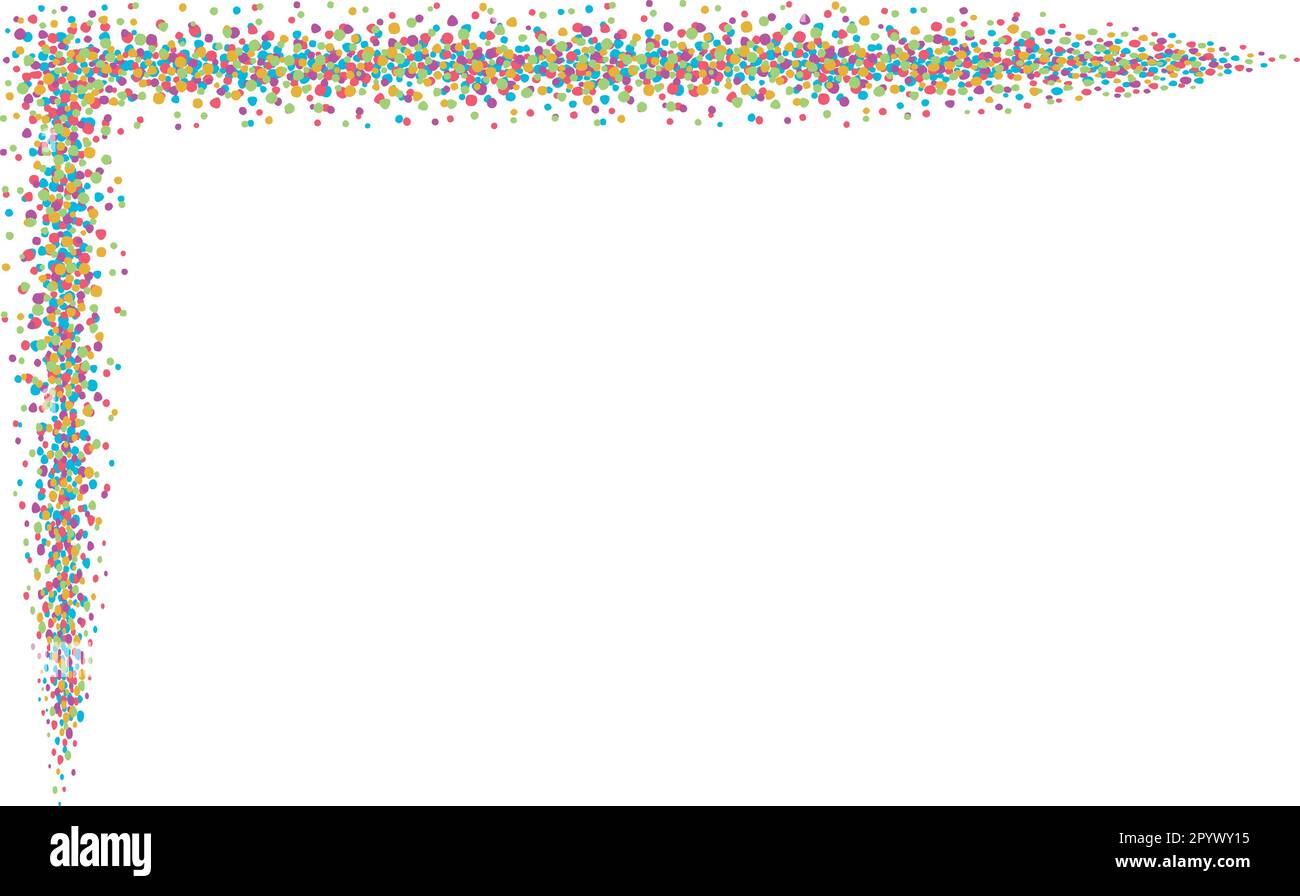 An L-shaped corner to use as a border for your designs, made with messy ...