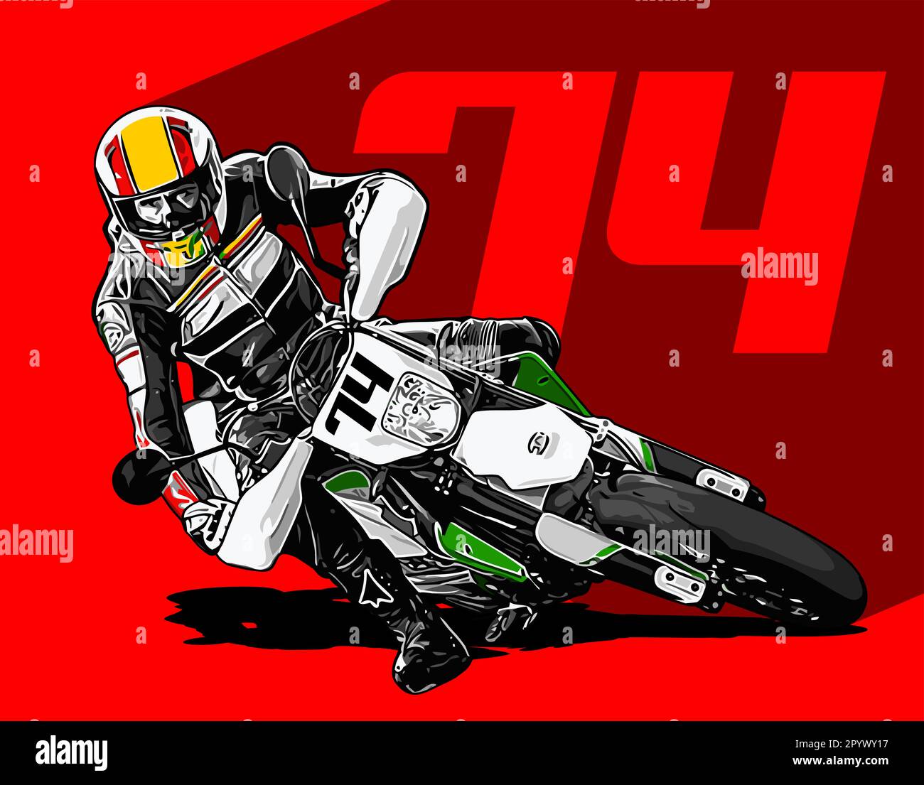 biker vector template Stock Vector Image & Art - Alamy