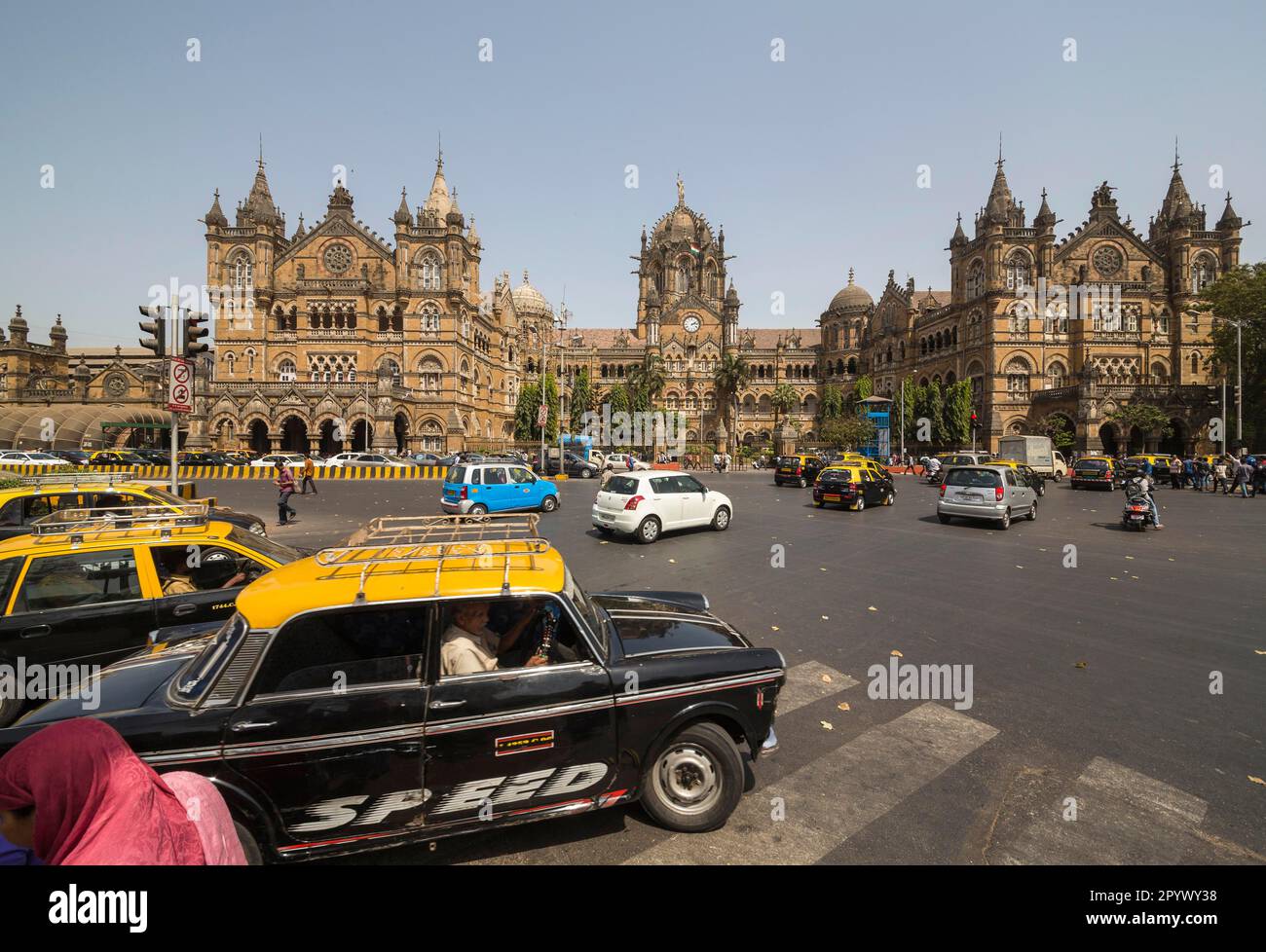 Chhatrapati Shivaji Terminus, CST, the former Victoria Terminus ...