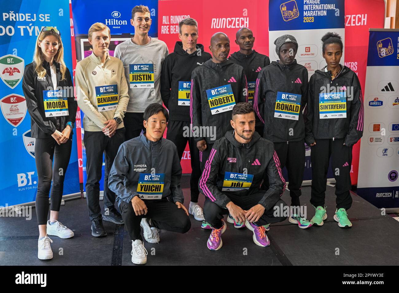 Prague, Czech Republic. 05th May, 2023. (L-R) Top row: Moira Stewartova ...