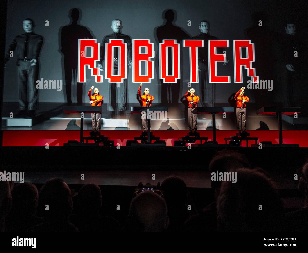 The German band power plant, electropop, concert at the Liederhalle ...