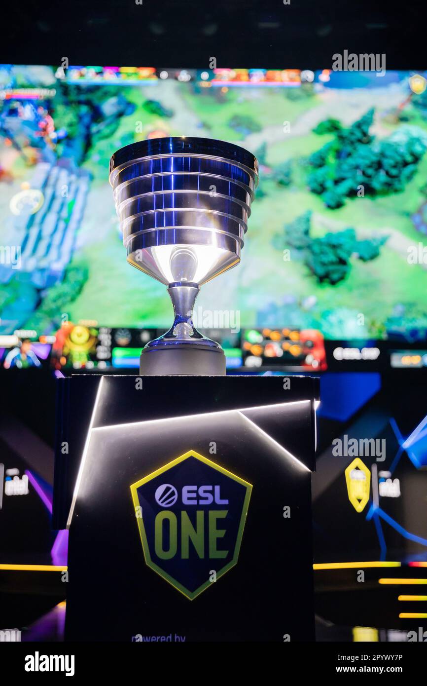 Berlin, Germany. 05th May, 2023. E-Sport: ESL One Berlin Dota 2 Major, Second Major Tournament ...