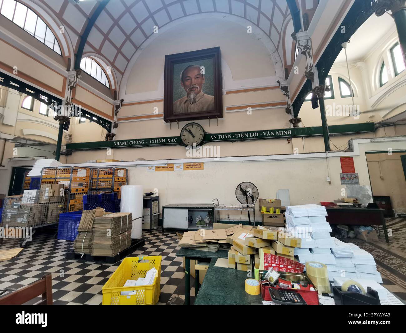 Ho Chi Minh Stadt, Vietnam. 05th Mar, 2023. Main Post Office of Ho Chi ...