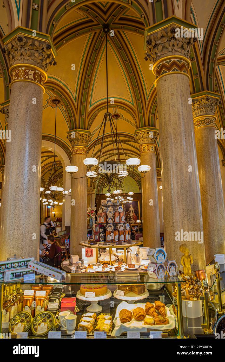 Pastries and pastries at Cafe Central, Vienna, Austria Stock Photo - Alamy
