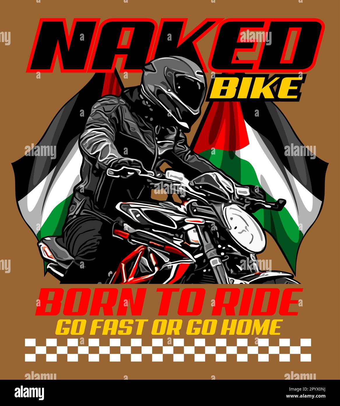 bikers vector template Stock Vector Image & Art - Alamy