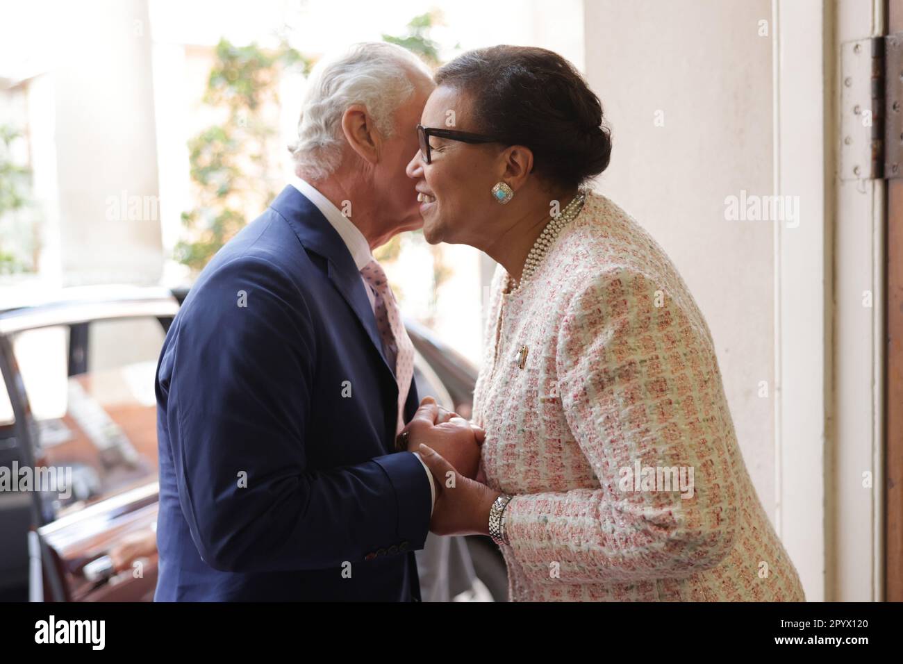 King Charles III and Commonwealth Secretary General, Baroness Scotland ...