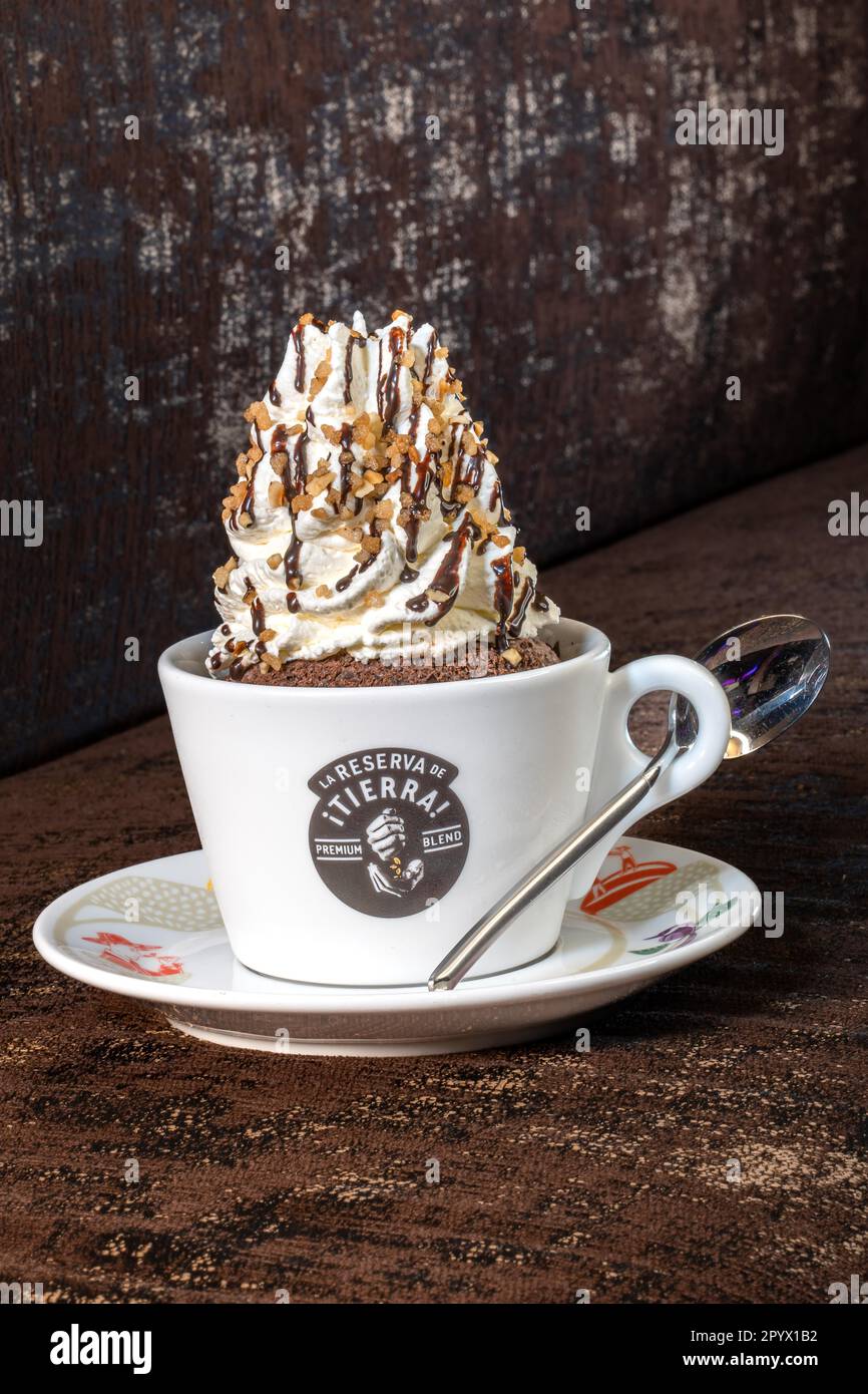 Iced coffee plain background hi-res stock photography and images - Alamy