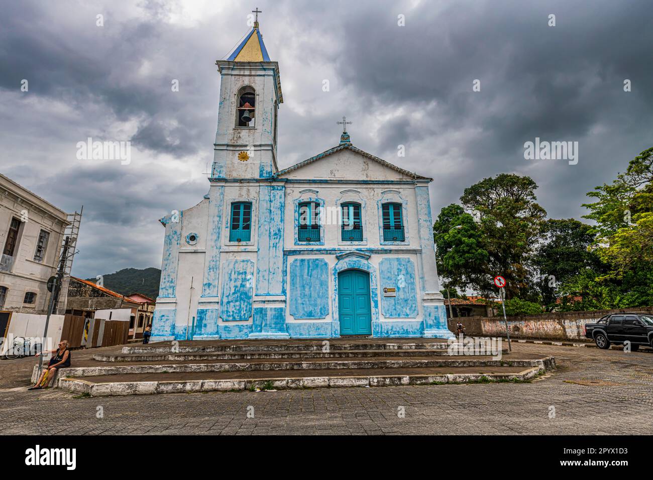 Rosario church, Iguape, State of Sao Paulo, Brazil Stock Photo - Alamy