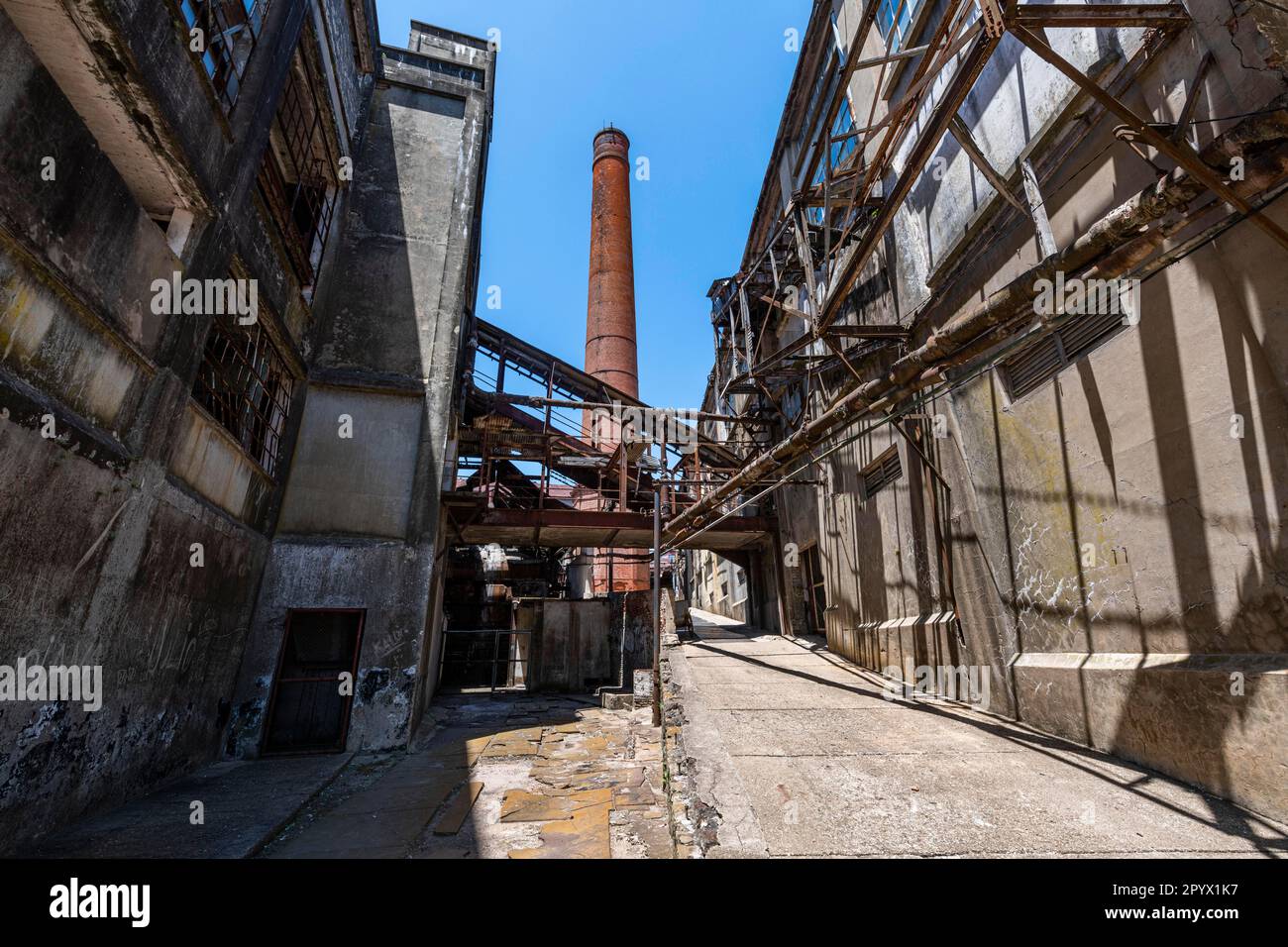 Old slaughter house, Unesco site, Fray Bentos Industrial Landscape, Uruguay Stock Photo - Alamy