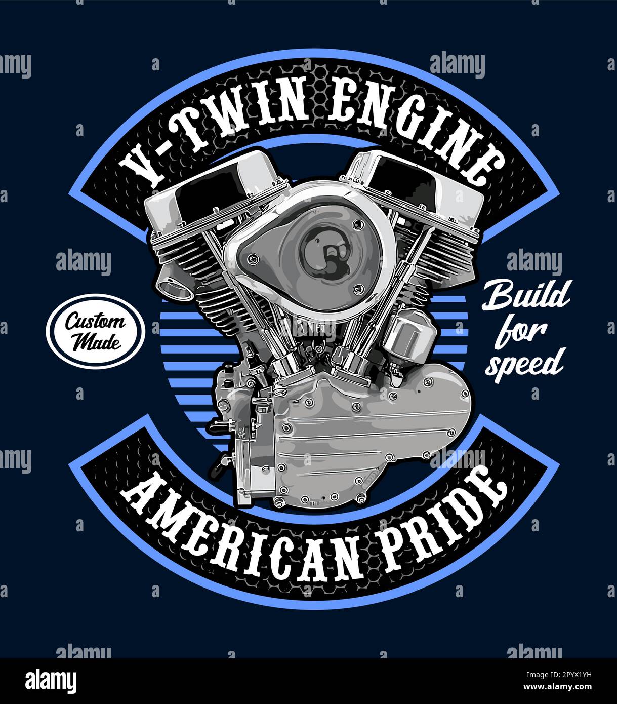Twin cylinder engine Stock Vector Images - Alamy