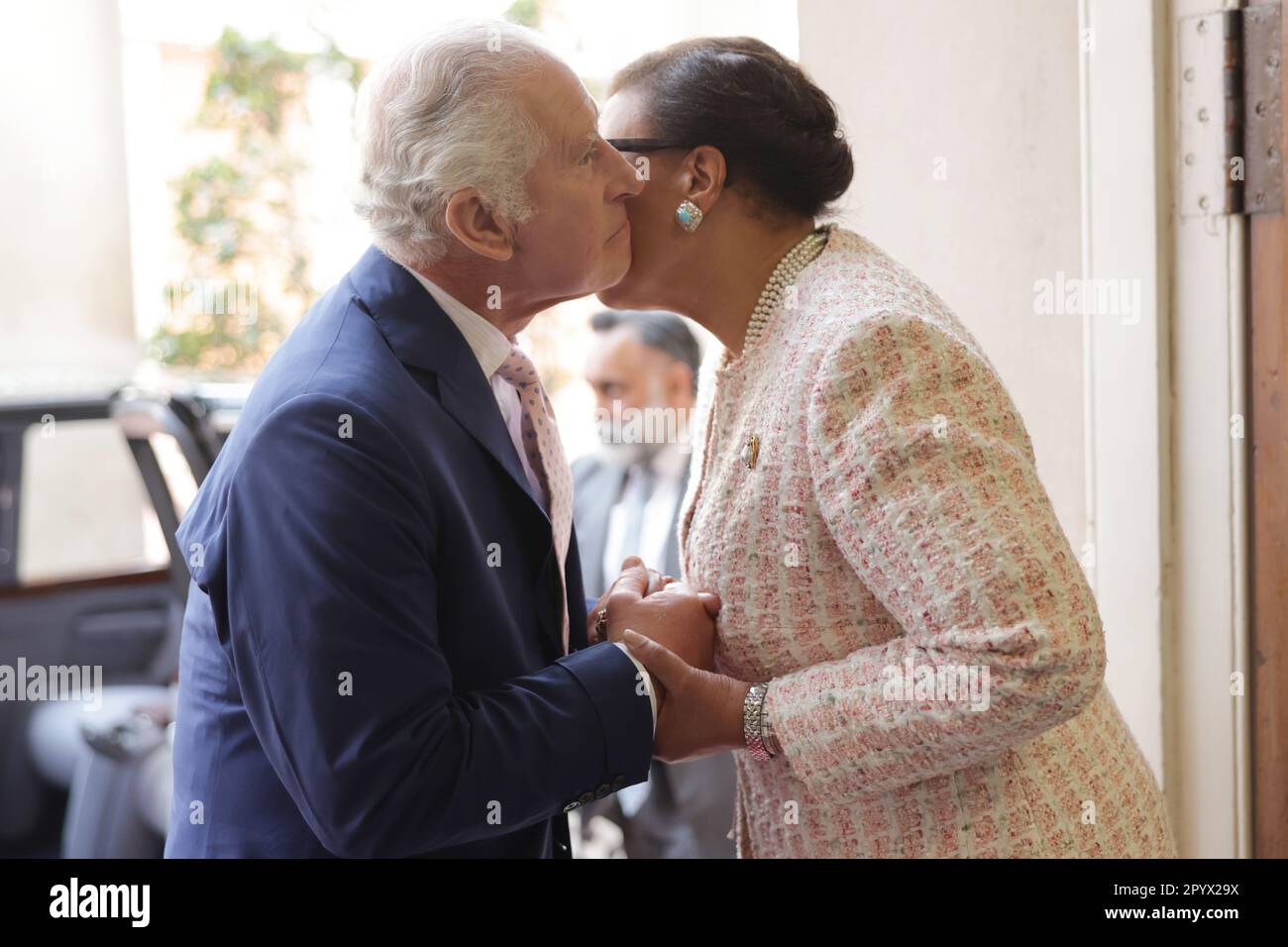 King Charles III and Commonwealth Secretary General, Baroness Scotland ...