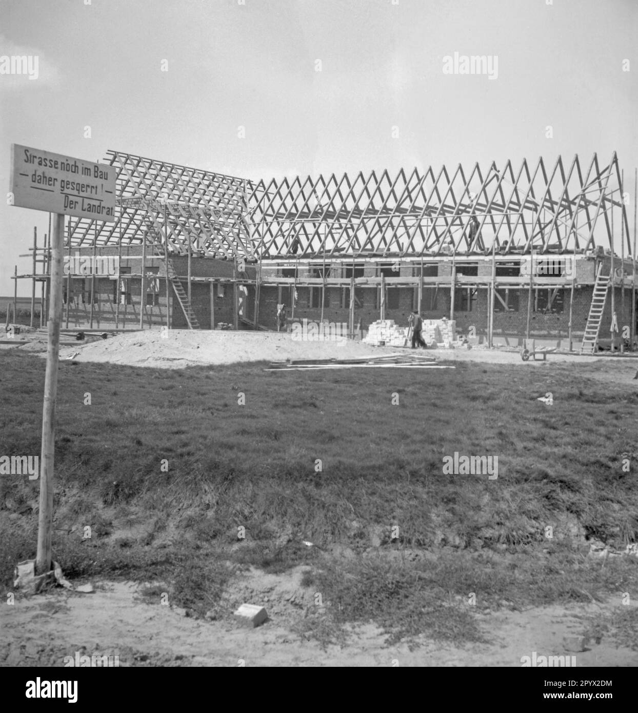 New dike construction Black and White Stock Photos & Images - Alamy