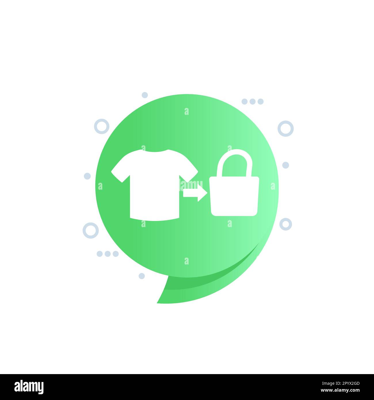 upcycling, reuse old clothes vector icon Stock Vector Image & Art - Alamy