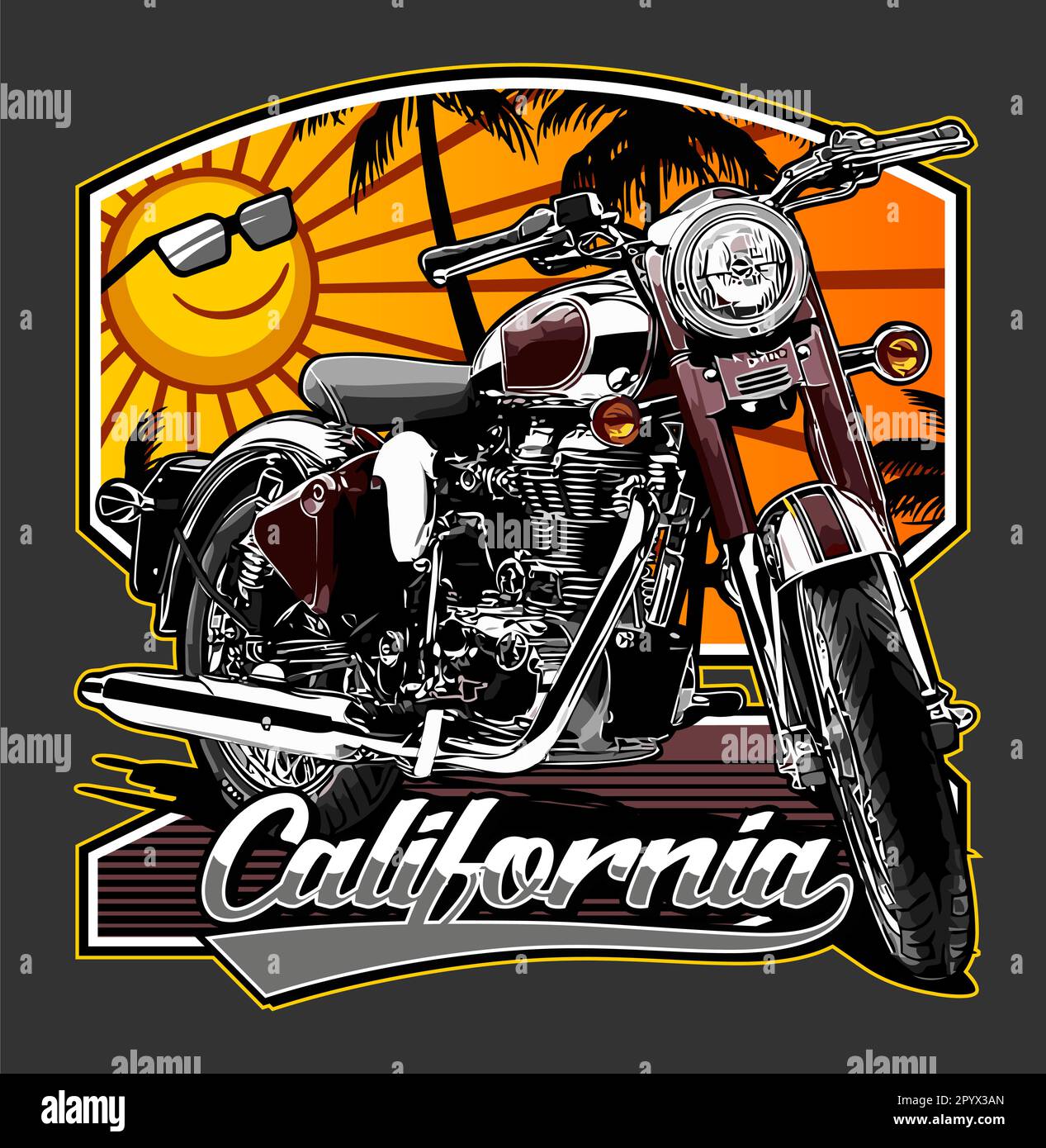 motorcycles vector template Stock Vector Image & Art - Alamy