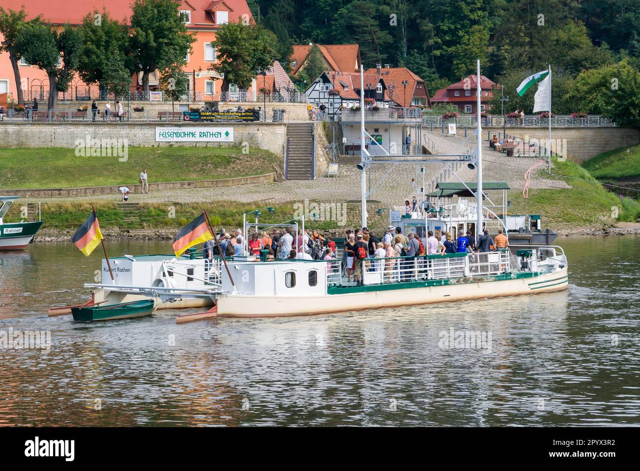 Kurort rathen on river hi-res stock photography and images - Alamy