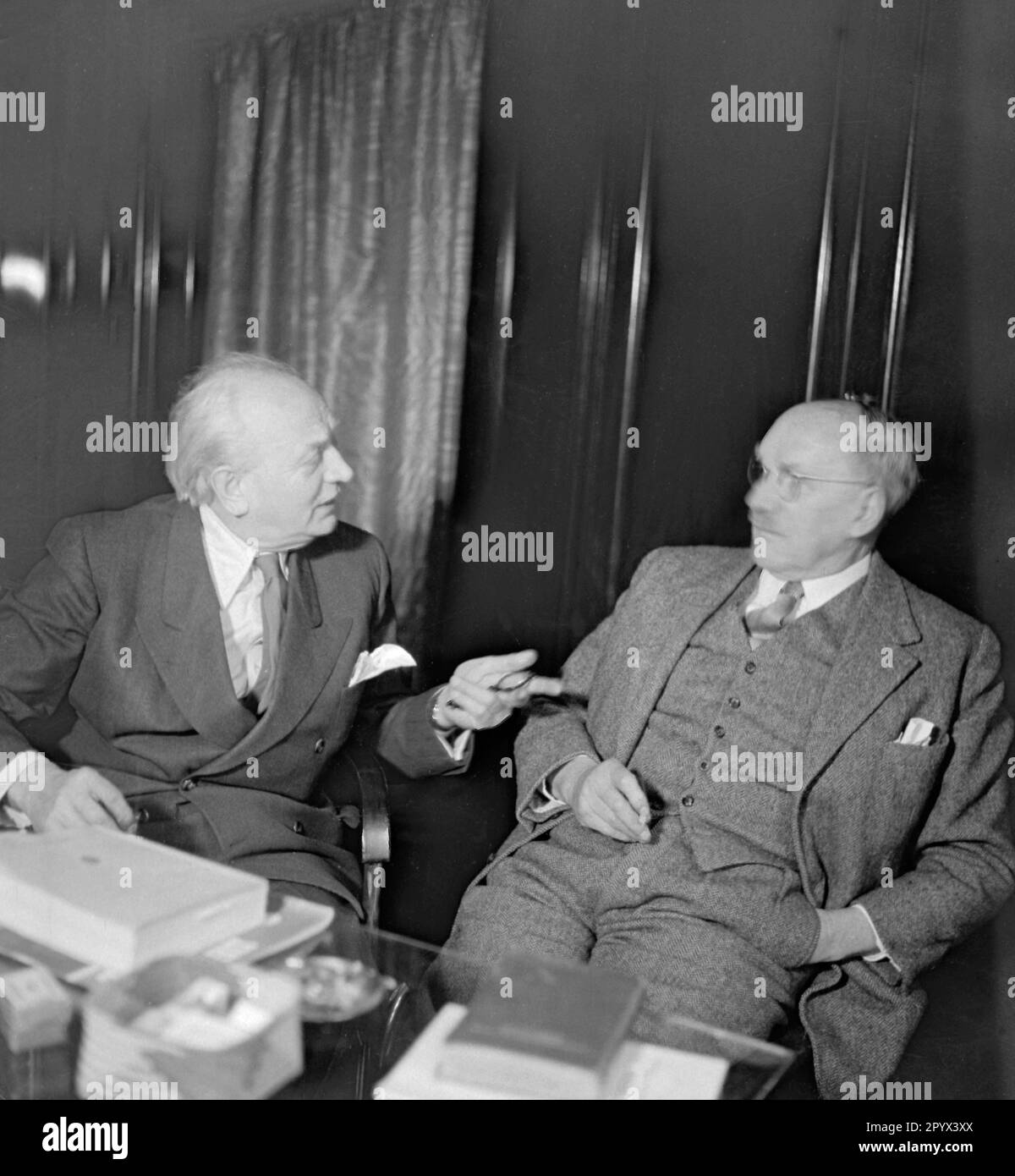 Professor Ferdinand Sauerbruch (right) and Julius Jungbluth (left ...