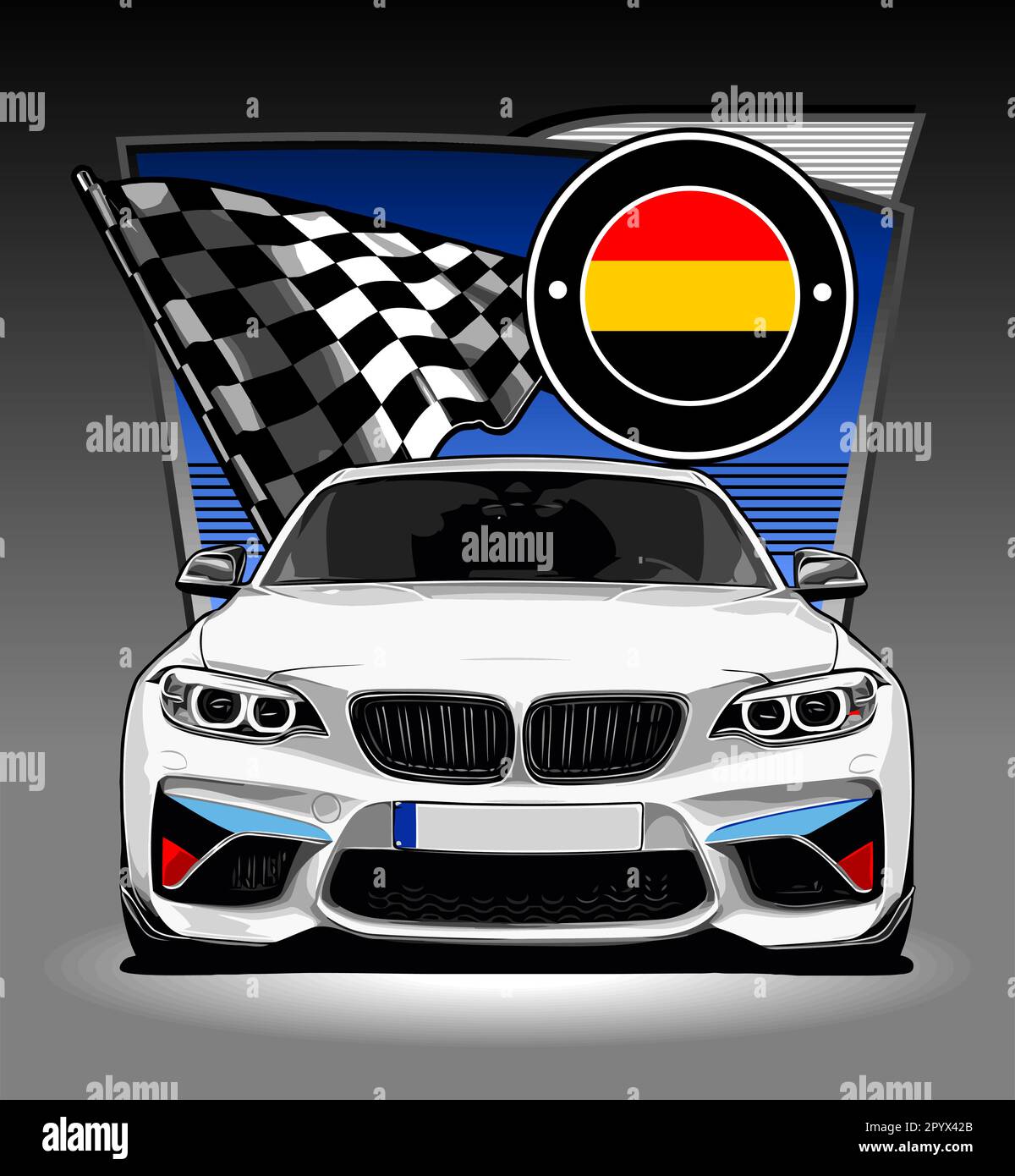 sport car vector template Stock Vector Image & Art - Alamy