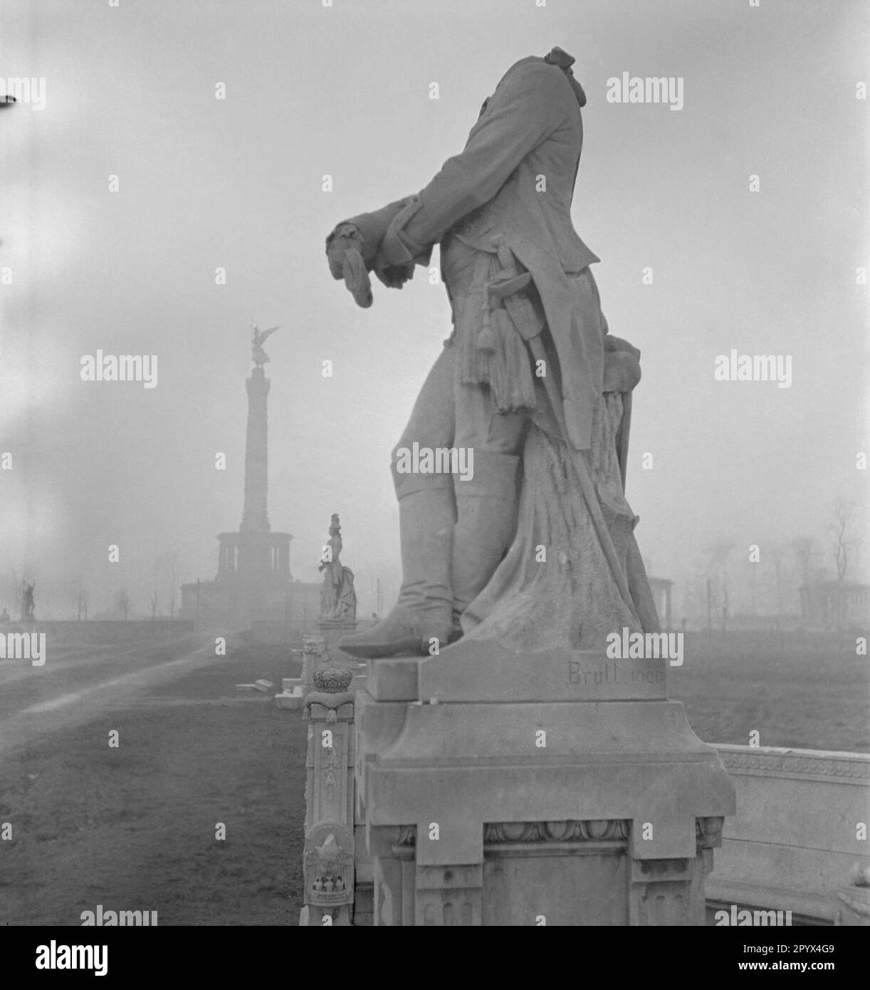 Undated photo of the Neo-Baroque marble statue of King Frederick ...