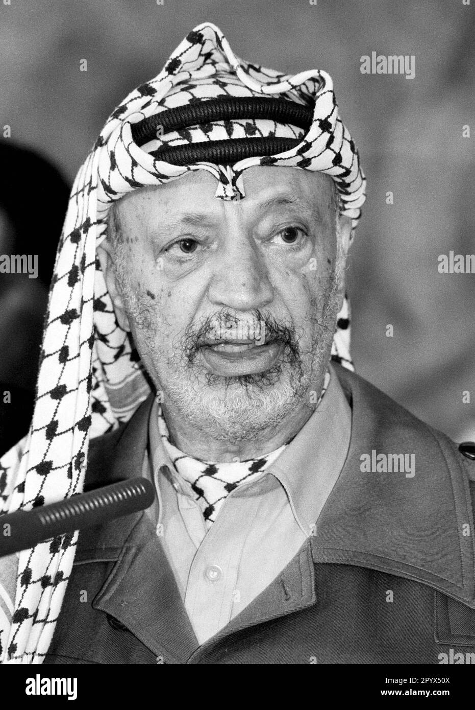 Yassir ARAFAT , Chairman of the PLO , October 1997 [automated ...