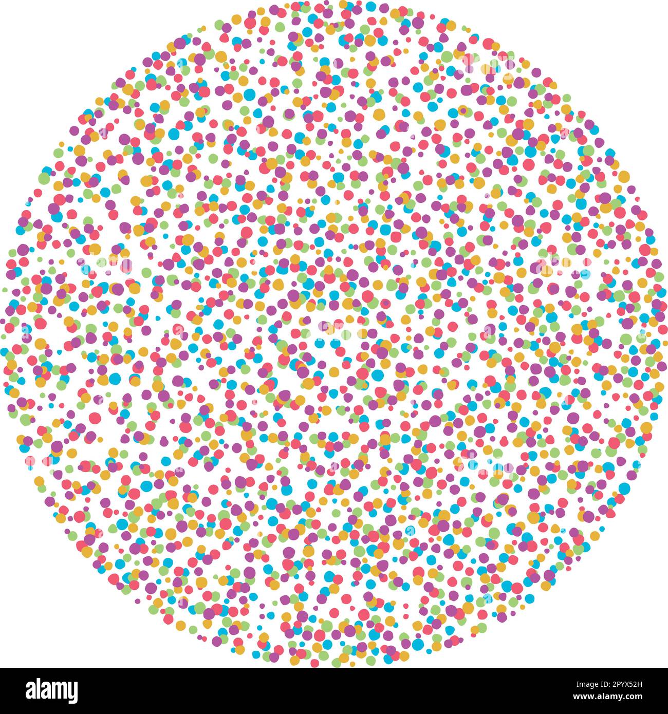 A circle to use as a background for your designs, made with messy and ...