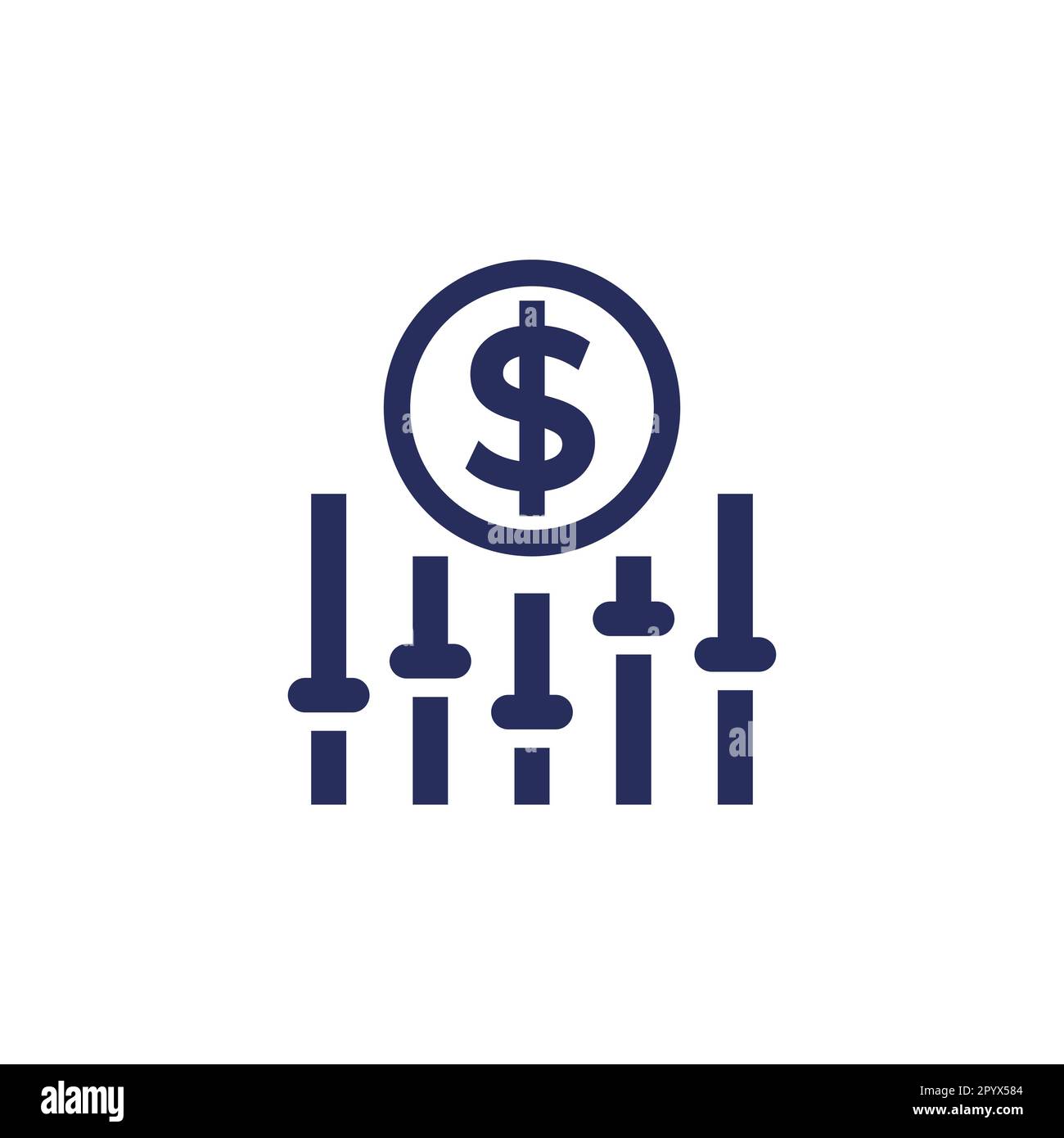 dynamic pricing icon on white Stock Vector Image & Art - Alamy