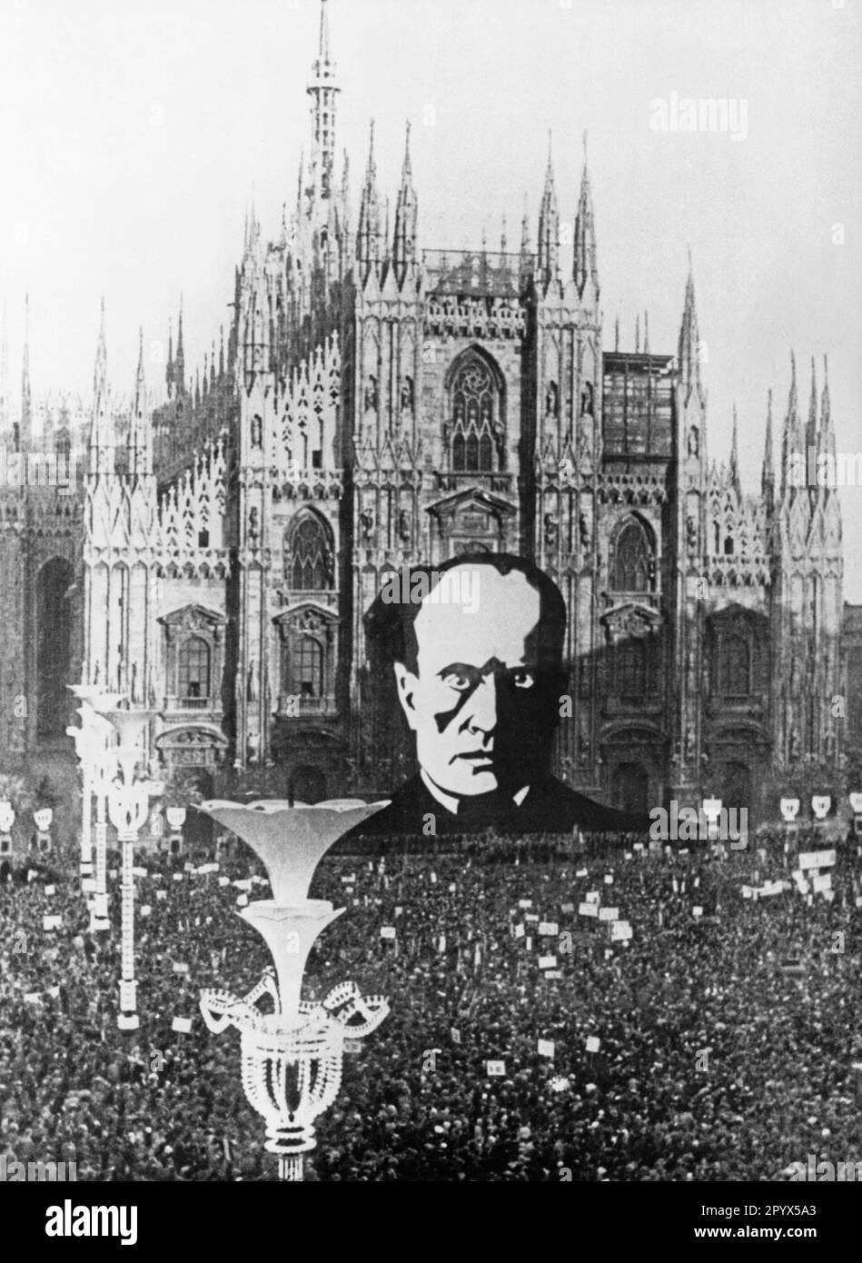 Parachute landing of the Command Module of Apollo 15 on August 7. 1971 ...
