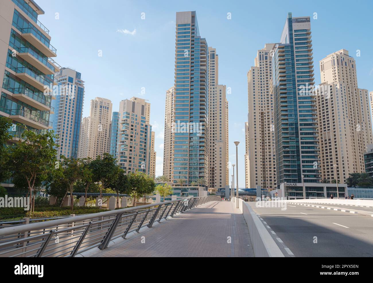 Dubai, United Arab Emirates, March 23, 2023: Beautiful view on Dubai ...
