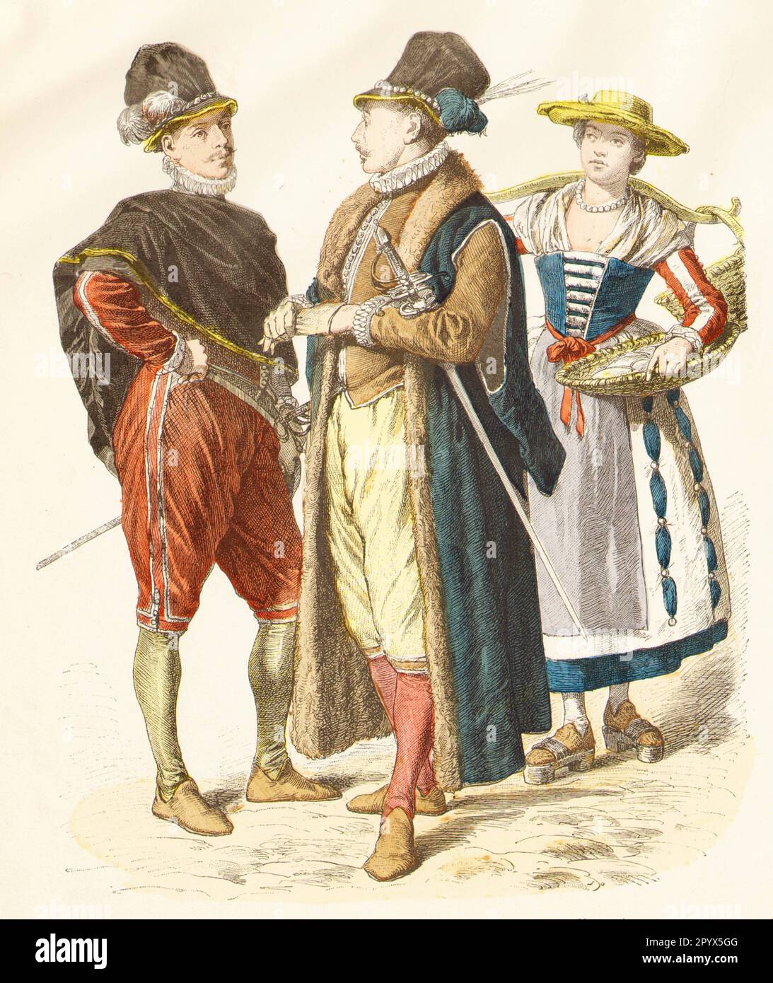 Italian clothing from the city of Padua, late 16th century. [automated ...