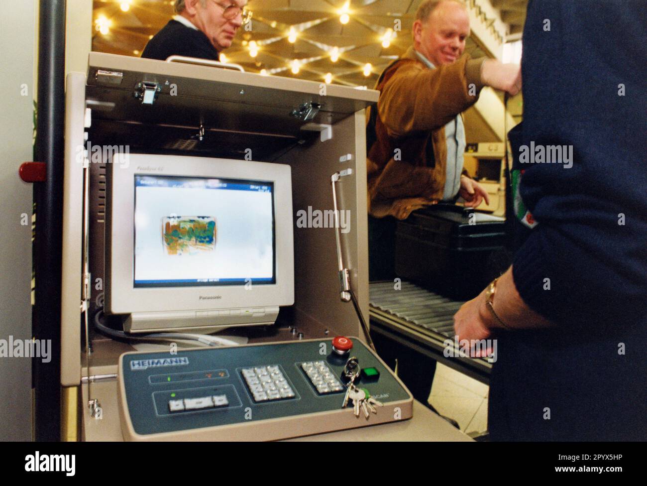 Control of passengers and baggage screening at airports Stock Photo - Alamy