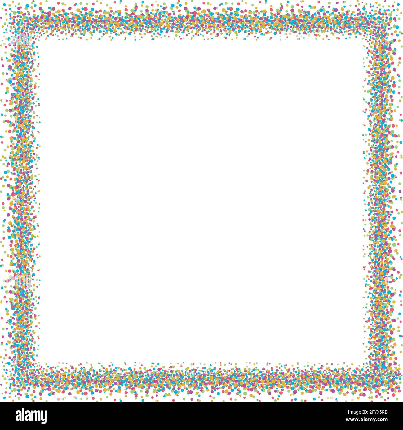 A square border to use as a frame for your designs, made with messy ...