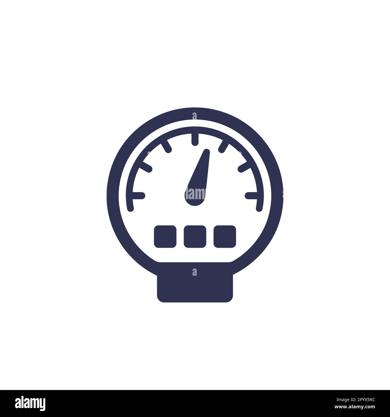 Gas meter icon on white Stock Vector Image & Art - Alamy