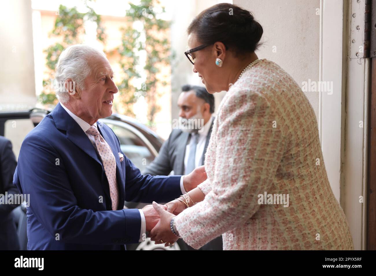 King Charles III and Commonwealth Secretary General, Baroness Scotland ...