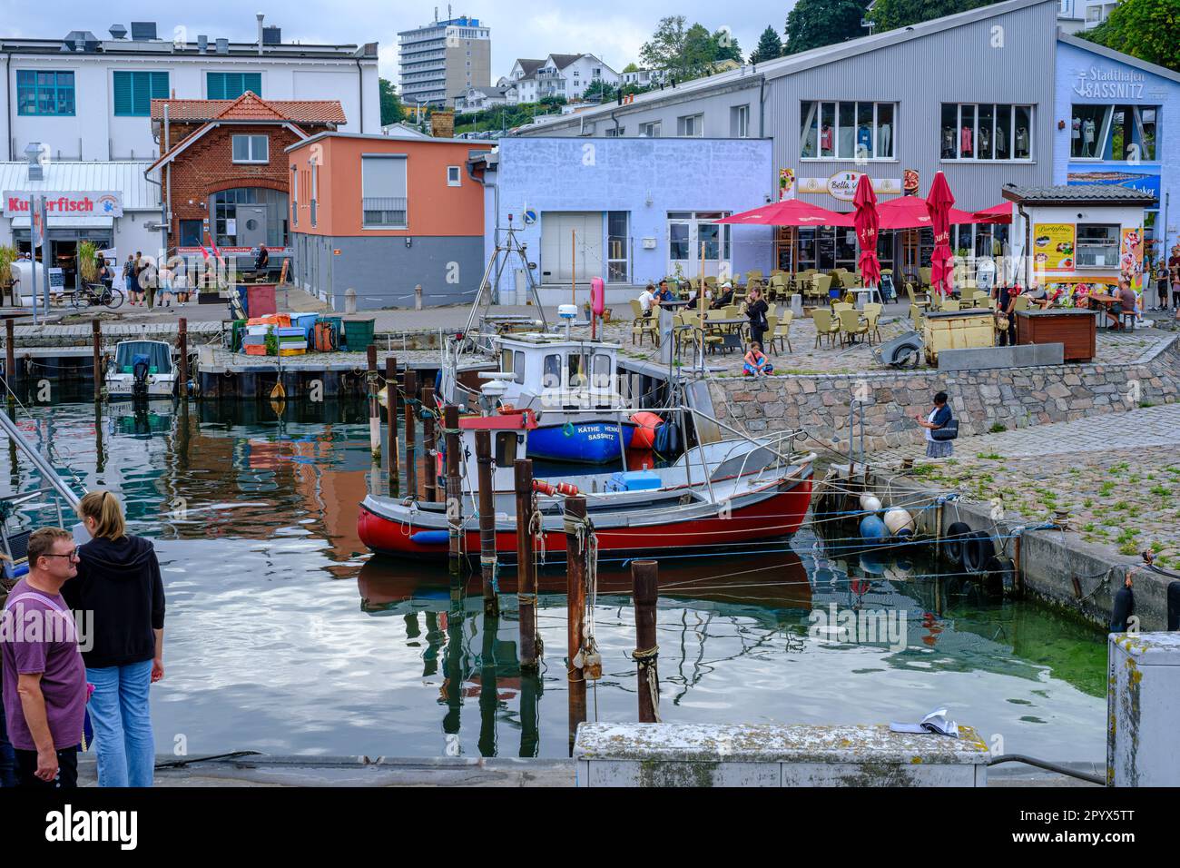 Maritime scene in the course of the Sassnitz Sail 2022 event in the ...