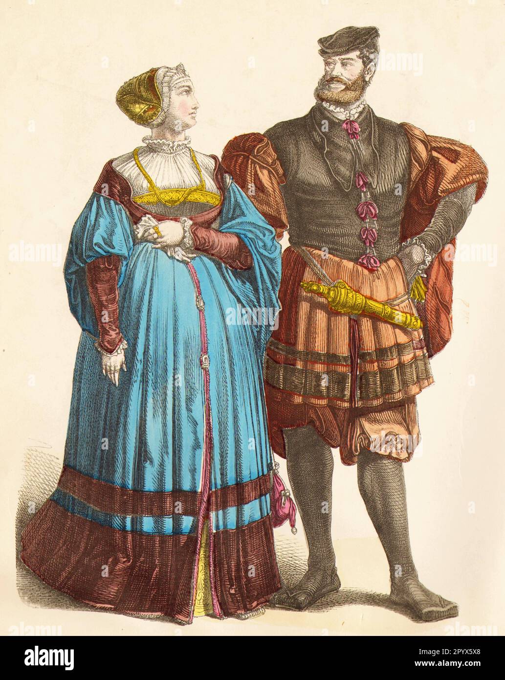 People in contemporary clothing first third of the 16th century ...