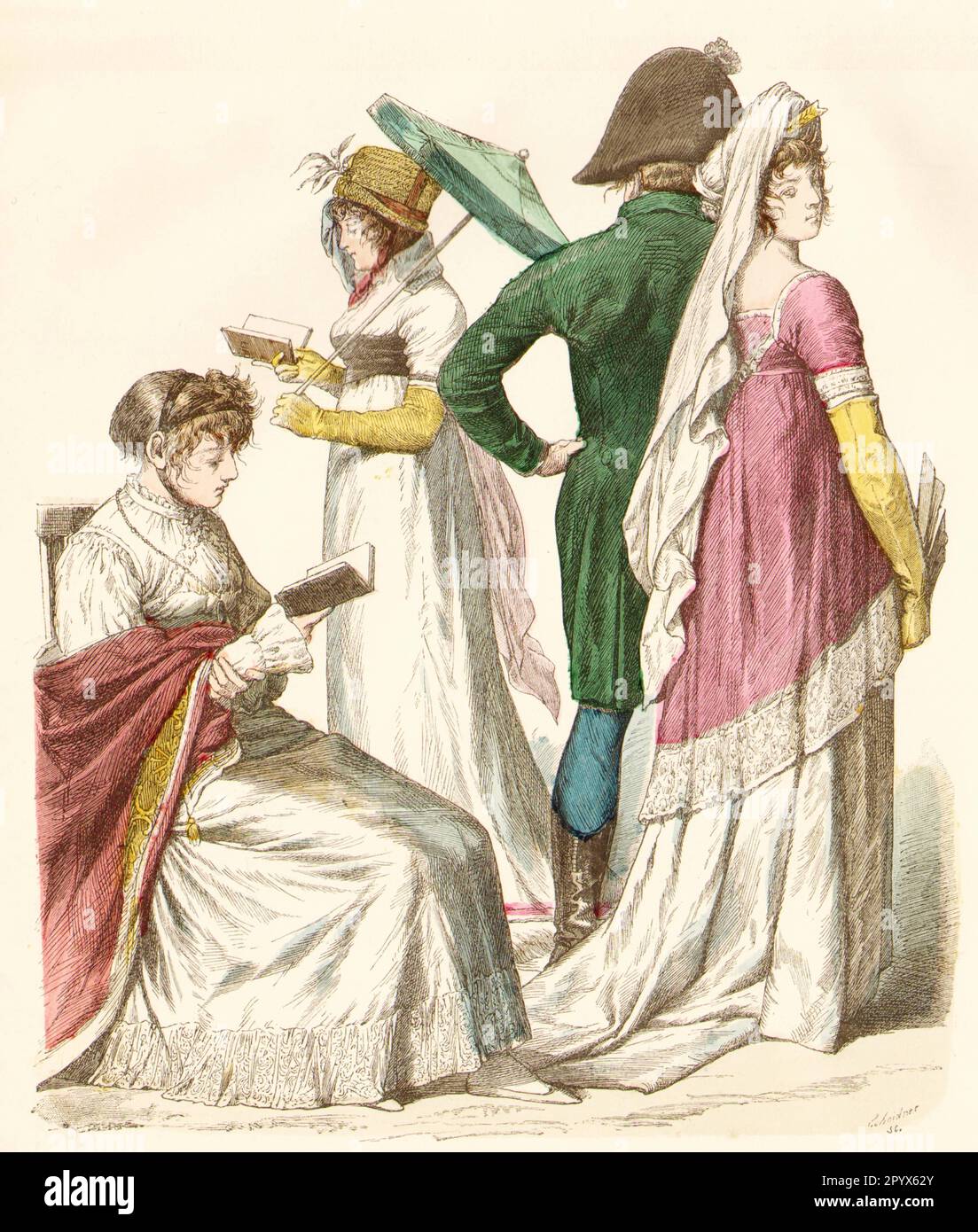 Central European in contemporary costume, ca. 1810. [automated ...