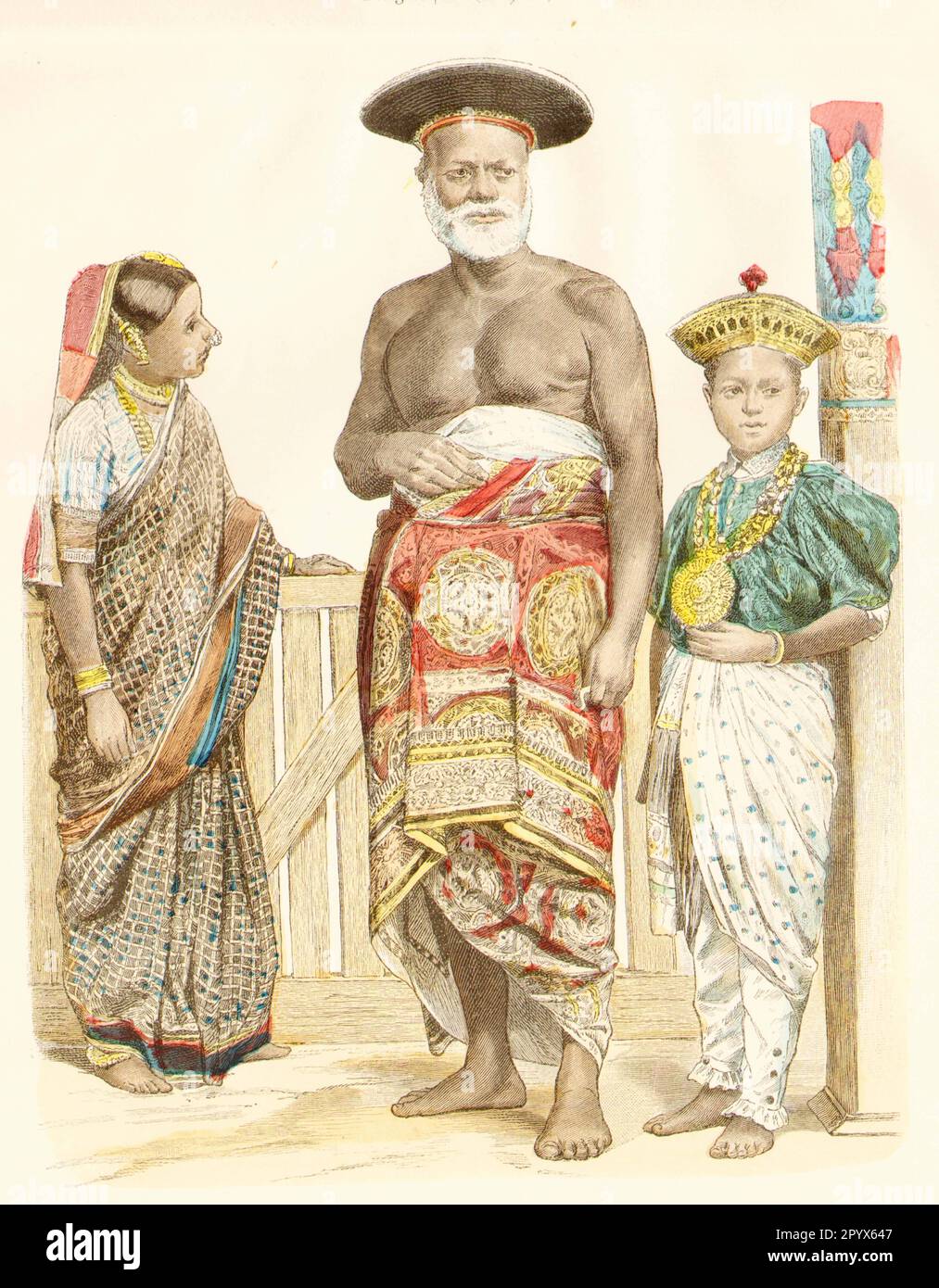 People from Ceylon in contemporary costume. [automated translation ...