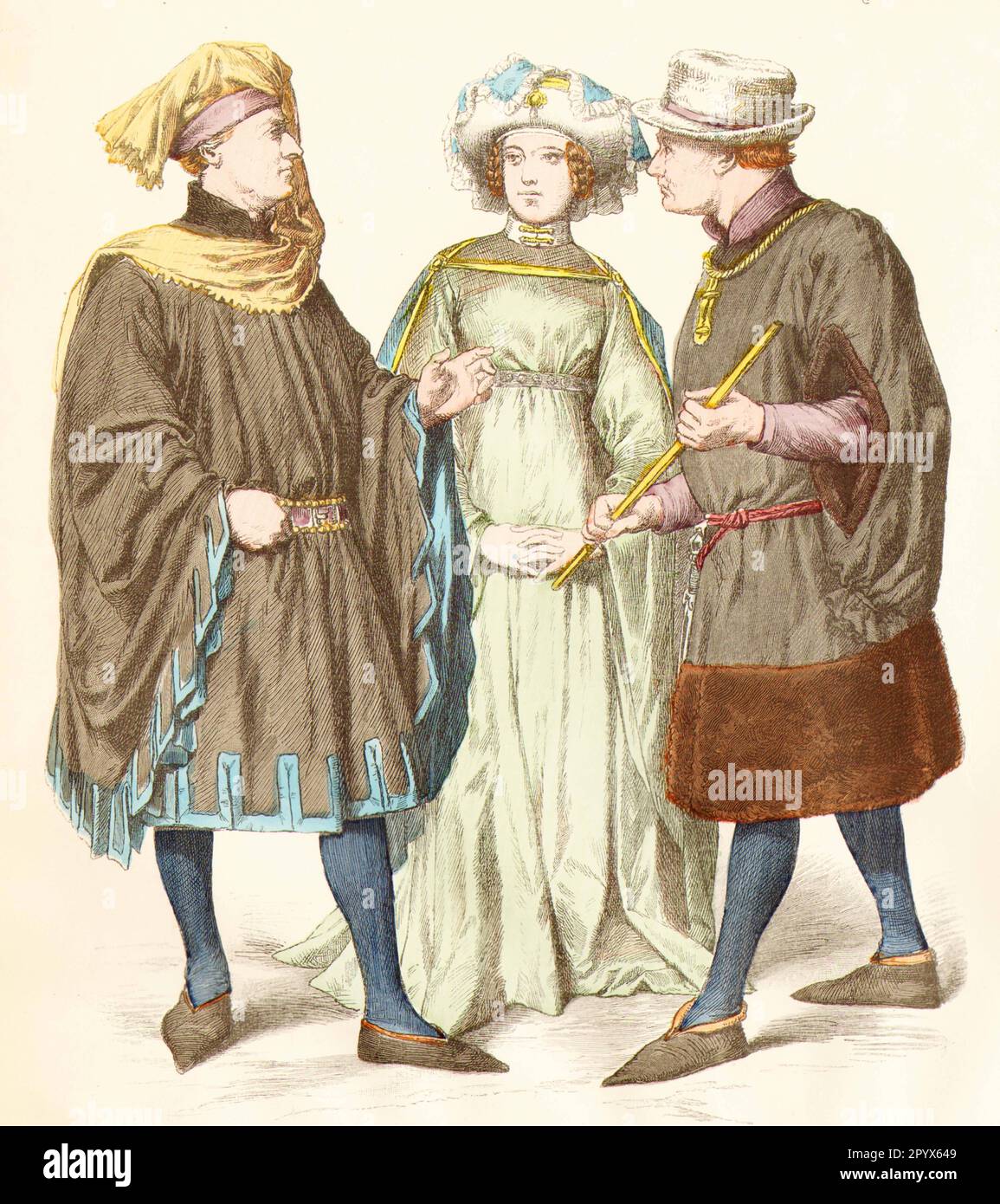 Dutch noblemen in contemporary costume. [automated translation] Stock ...